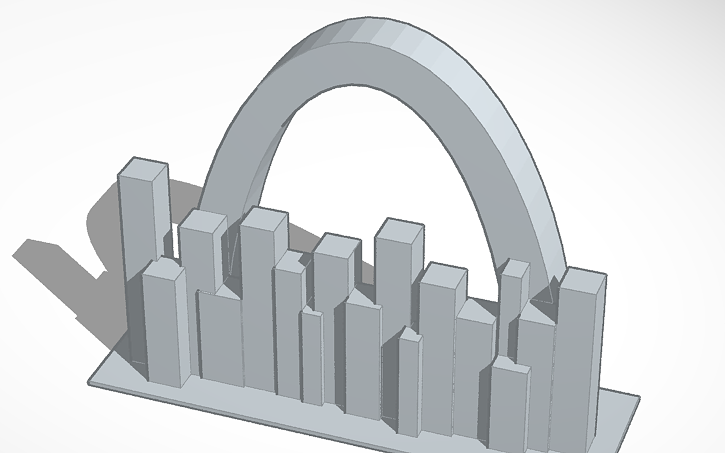 3D design Skyline | Tinkercad