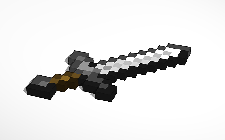 3D design iron sword Minecraft Minecraft Minecraft Minecraft Minecraft ...