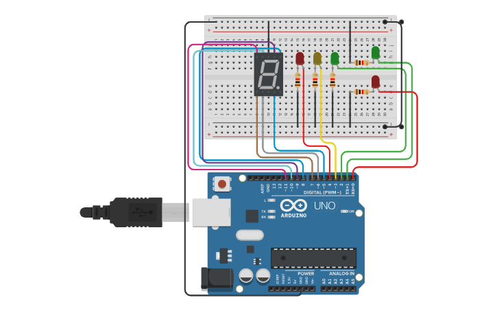 Circuit design Practica 5 - Tinkercad