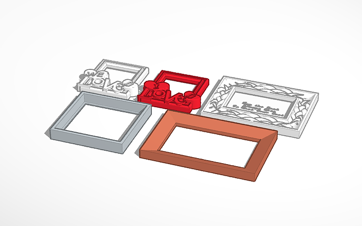 3D design Picture Frames - Tinkercad
