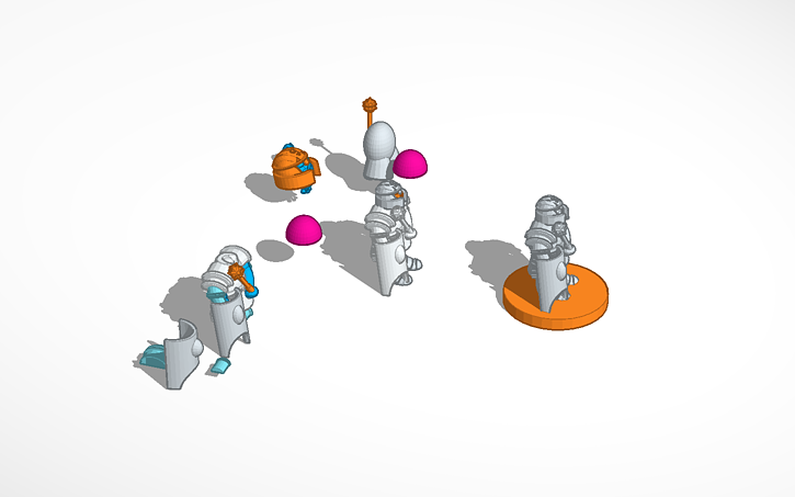 3D design Dwarf DnD - Tinkercad