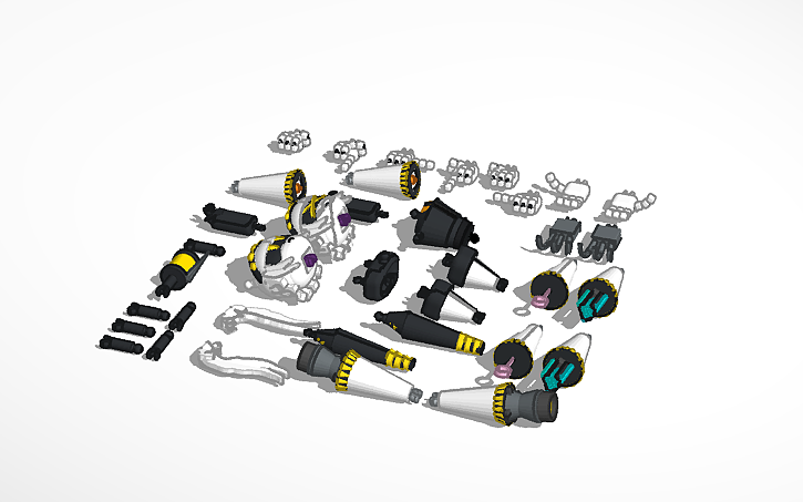 3D design MURDER DRONES: Serial Designation 'J' 3D Printable Figure ...