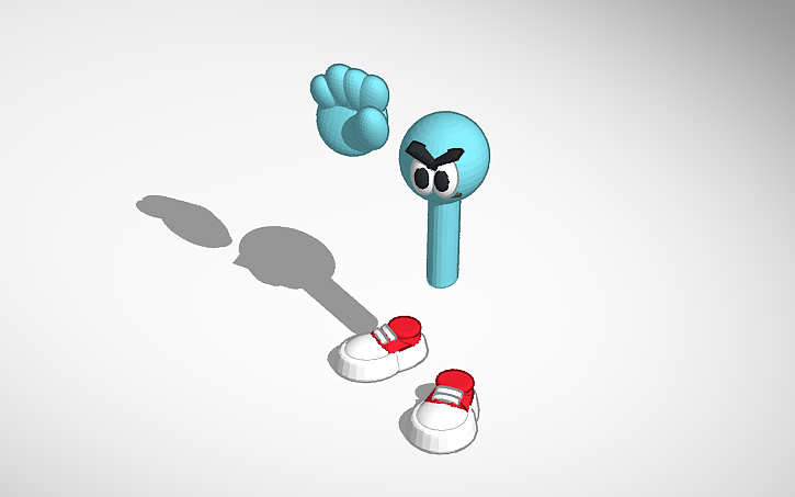 3D design Teal Stick - Tinkercad