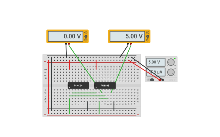 Circuit Design 1 2 Decoder Tinkercad