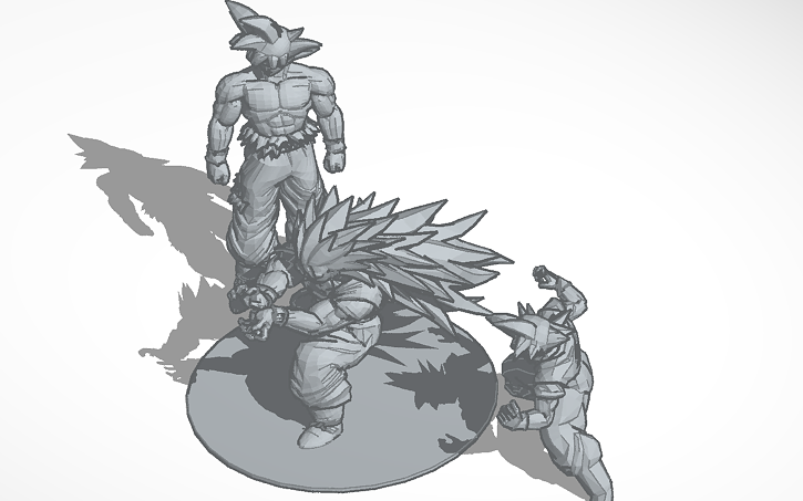 3D design Goku - Tinkercad