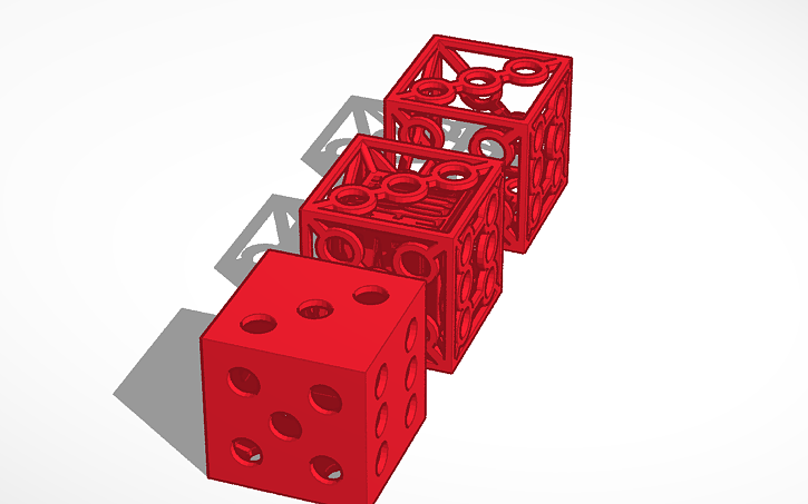 3D design Dice | Tinkercad