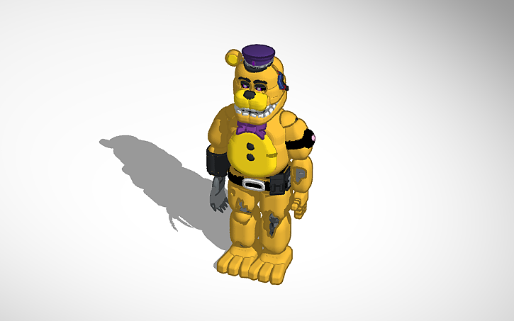 3D design fnaf chief golden freddy | Tinkercad