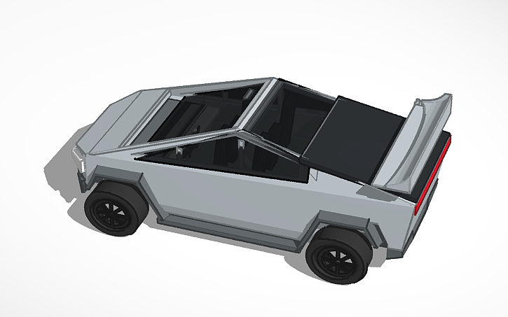 3D design CYBERTRUCK - Tinkercad