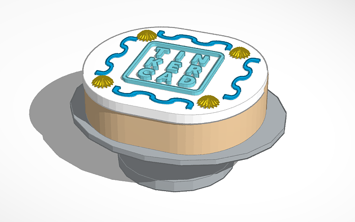 3D design Tinkercad Cake | Tinkercad
