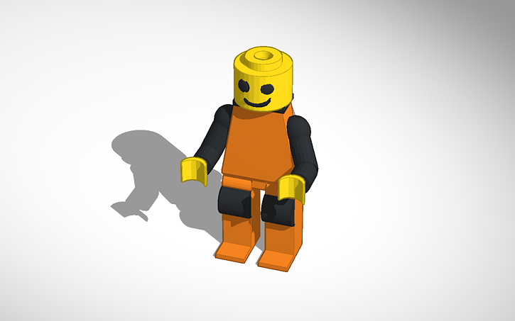 3D design Lego man - Tinkercad