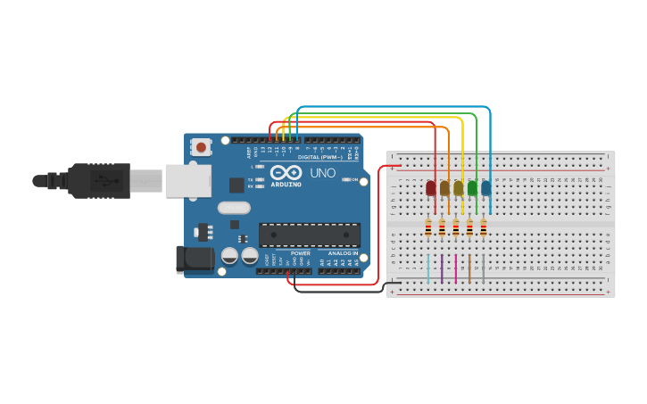 Circuit design ACTIVIDAD DE REPASO - CIRCUITOS MAFE DELGADO 9-1 - Tinkercad