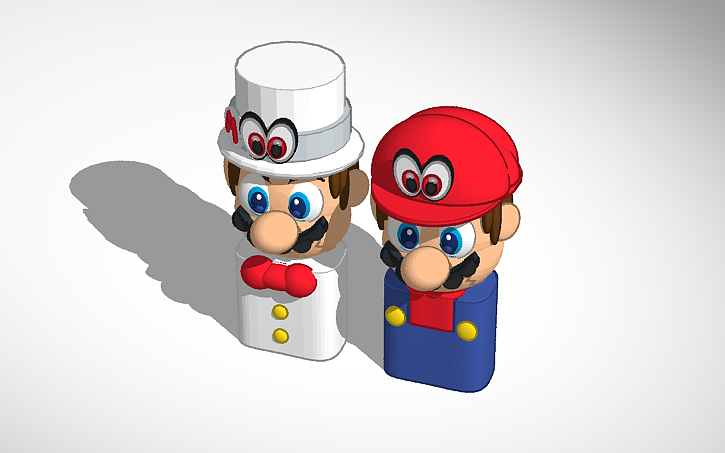 3D design Super Mario - Tinkercad