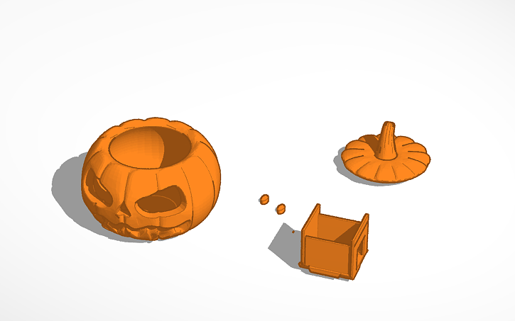 3D design HALLOWEEN!! - Tinkercad