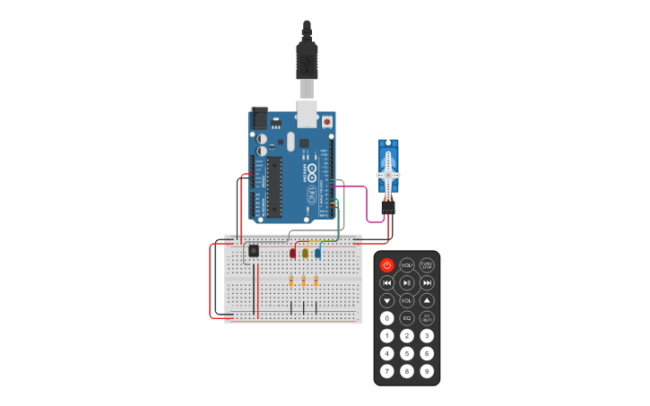 Circuit design Circuito Parcial 2 | Tinkercad