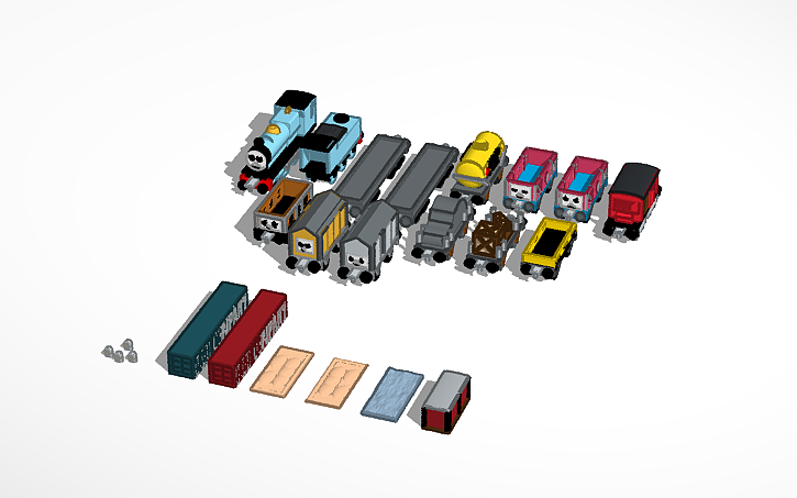 3D design Evan the Shared Engine (By TF15, modded by me) | Tinkercad