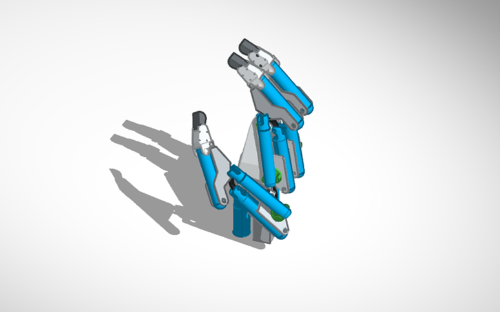 3D design Omni-Hand Prototype Replica - Tinkercad