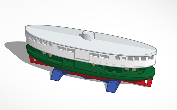 3D design Star Ferry Printable MK.6 - Tinkercad