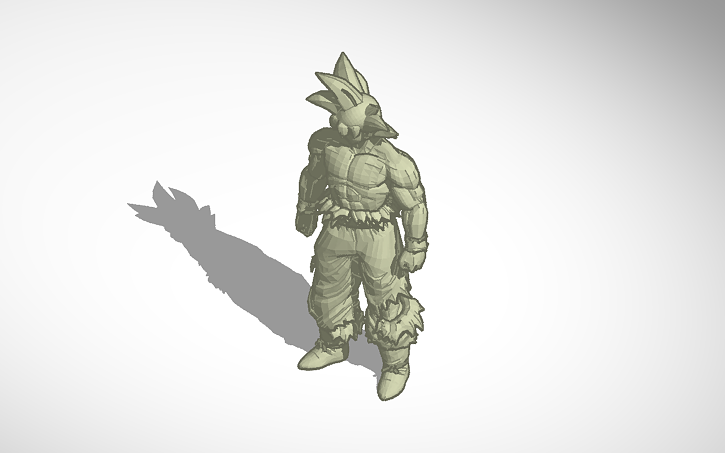 3D design MUI Goku | Tinkercad