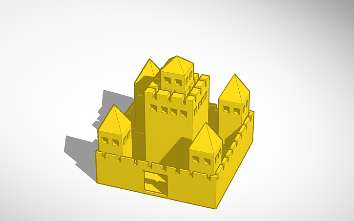 3D design Taryn Schutz- Castle | Tinkercad