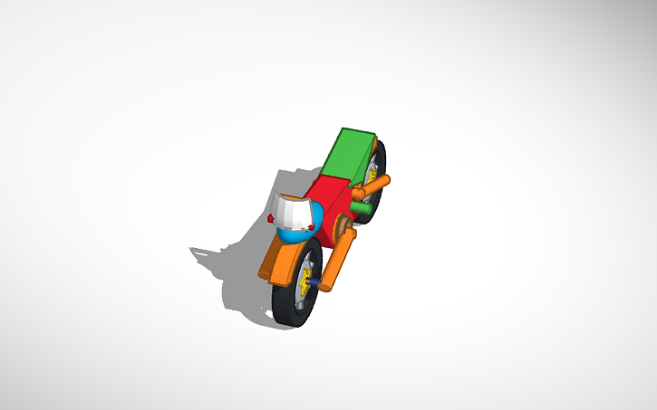 3D design motorbike - Tinkercad