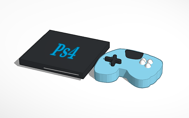 3D design PS4 | Tinkercad