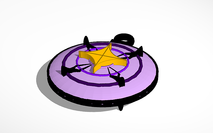 3D design Casper A-M 7E Materials Keyring Project | Tinkercad