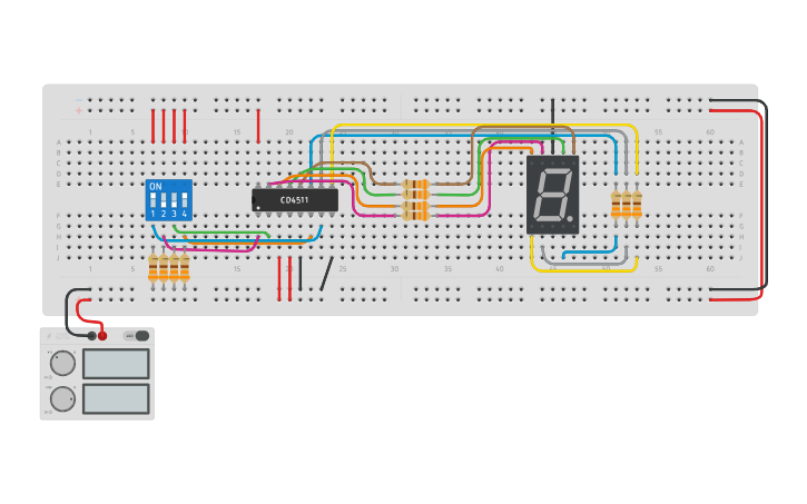 Circuit design Prob 5 SEM9 - Tinkercad