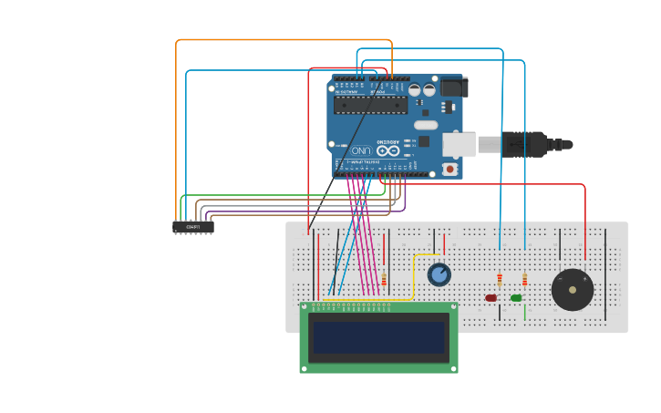 Circuit design Capteur RFID - Tinkercad