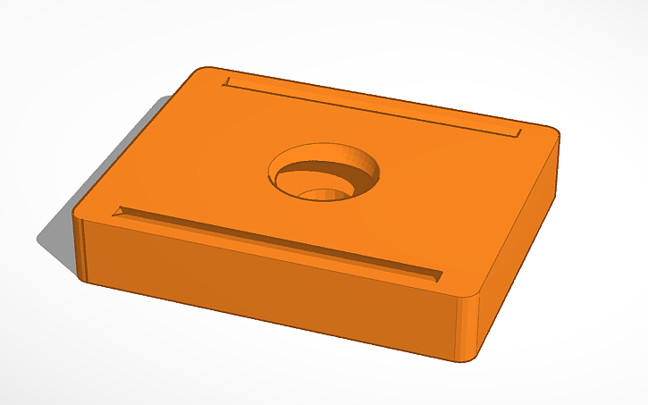 3D design clip - Tinkercad