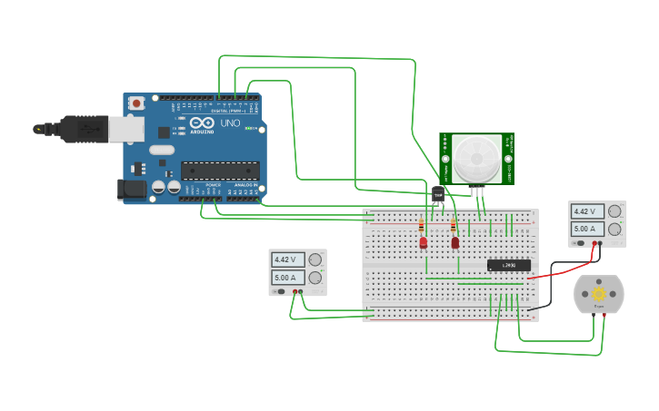 Circuit Design Arduino Dan Tmp36 Tinkercad