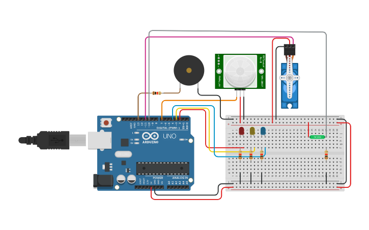 Circuit design Tugas Pertemuan 13 | Rangkaiaan Sensor PIR dan Tilt ...