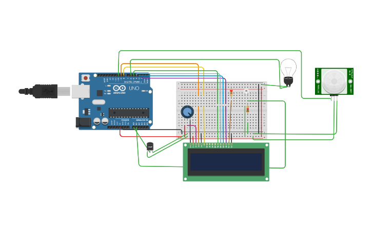 Circuit design lompadaire_intelligent_tp4 | Tinkercad