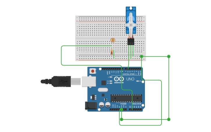Circuit design dinosaur game - Tinkercad
