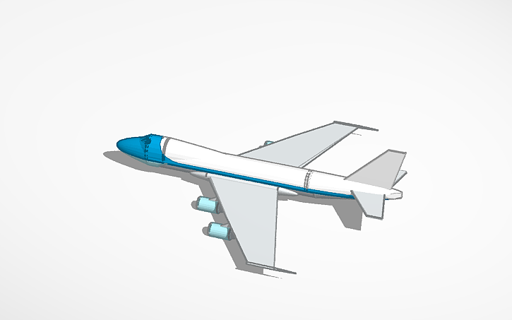 3D design Air Force One - Tinkercad