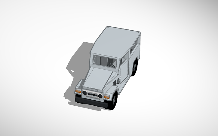 3D design 1968 Toyota Land Cruiser - Tinkercad