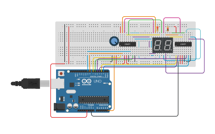 Circuit design R3 Software Task 1 - Tinkercad