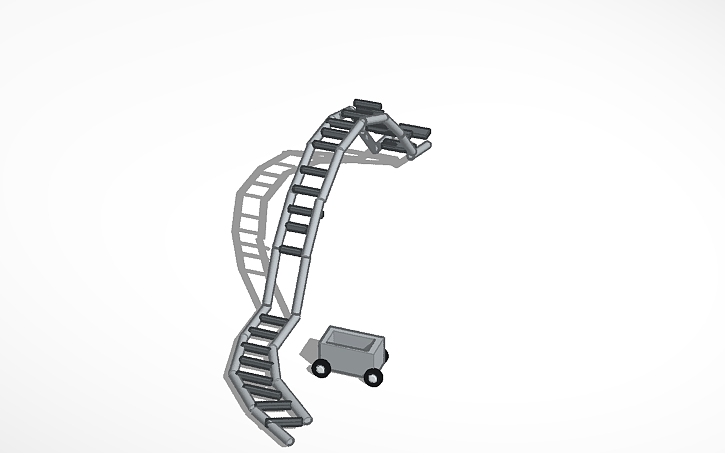 3D design roller coaster - Tinkercad