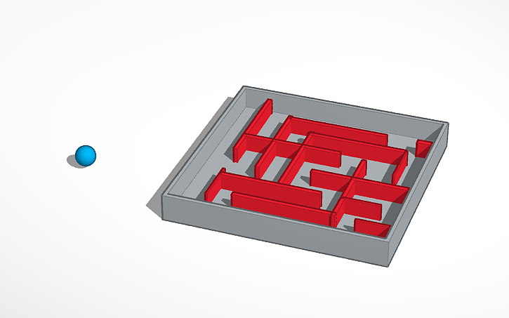 3D design Ball Maze - Drew Isakson - Tinkercad