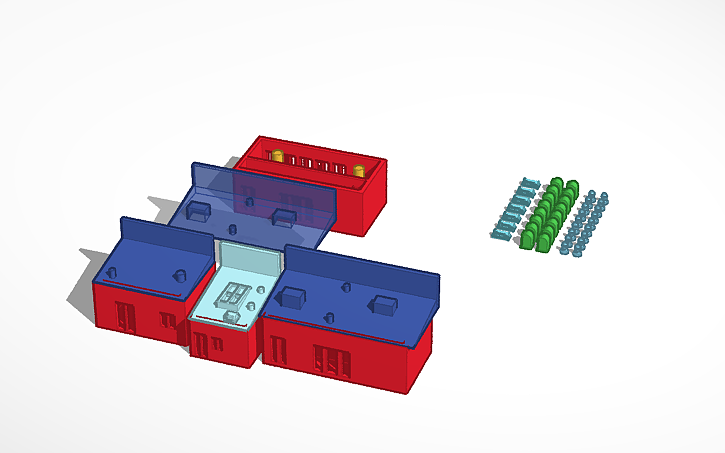 3D design Shop Buildings - Tinkercad