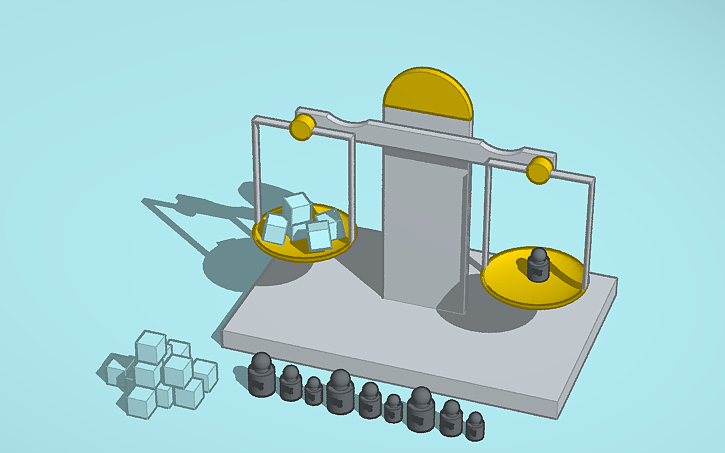3D design Libra Weighing Pan - Sim Lab - Tinkercad
