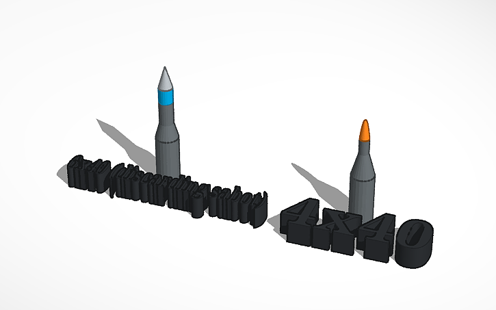 3D design new bullets | Tinkercad