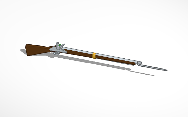 3D design Musket - Tinkercad