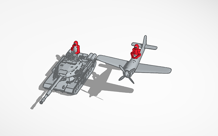 3D design TABS Military Units 1 - Tinkercad