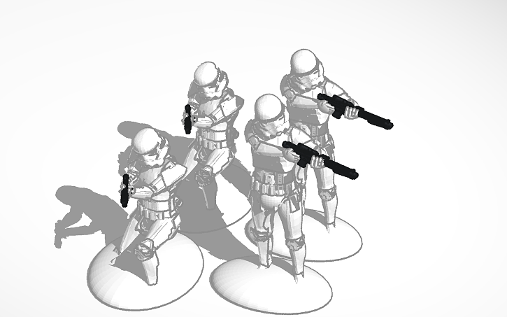 3D design trooper army 2.0 - Tinkercad