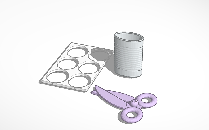 3D Design Cut Plastic Tinkercad
