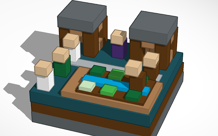 3D design Minecraft World 2! | Tinkercad
