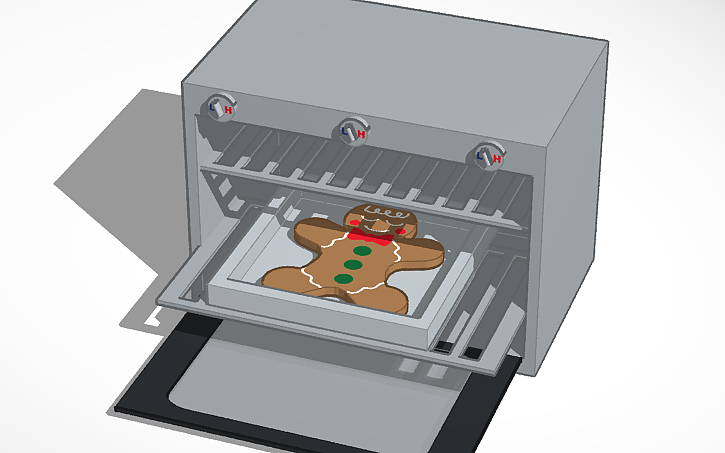 3D design Gingerbread Man! | Tinkercad