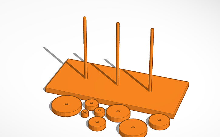 3D design Ethan Harr Choice Tower of Hanoi | Tinkercad