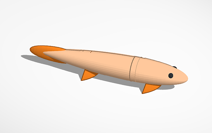 3D design Panderichthys - Tinkercad