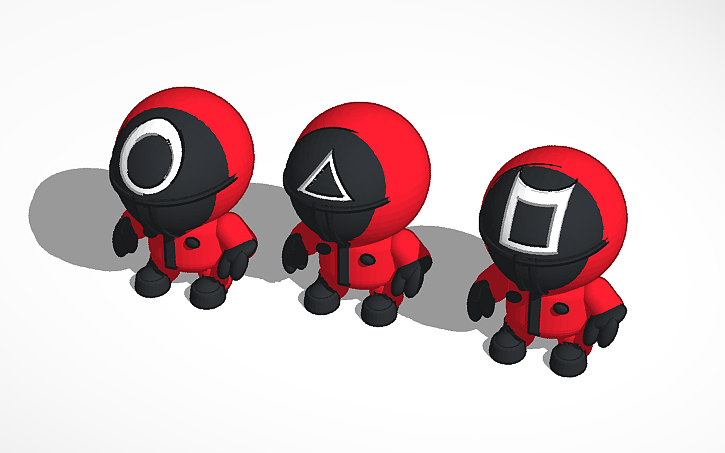 3D design squid game - Tinkercad
